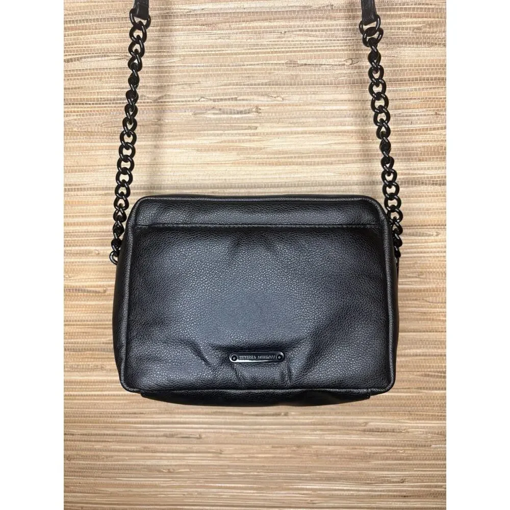 Rebecca | Bags | Rebecca Minkoff Edie Quilt Black Leather Crossbody Bag ...
